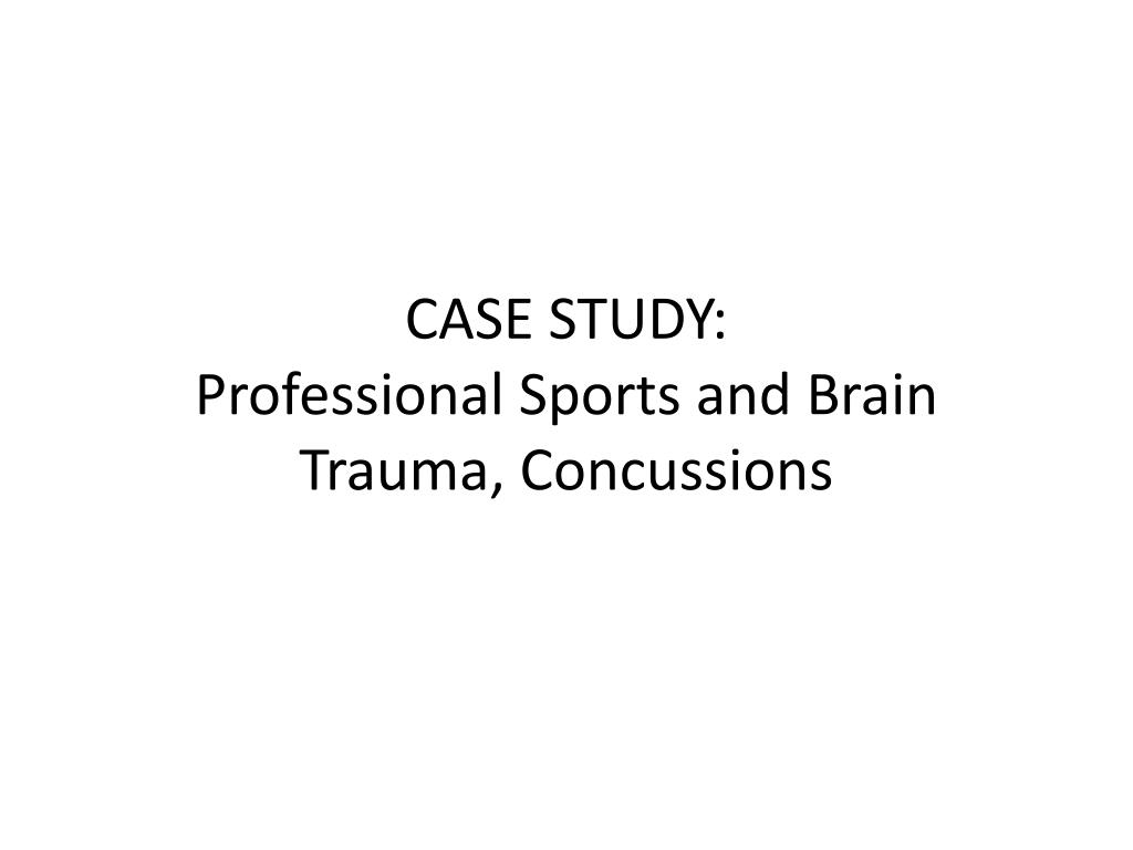 PPT - The Alarming Impact of Concussions and CTE in Professional Sports ...
