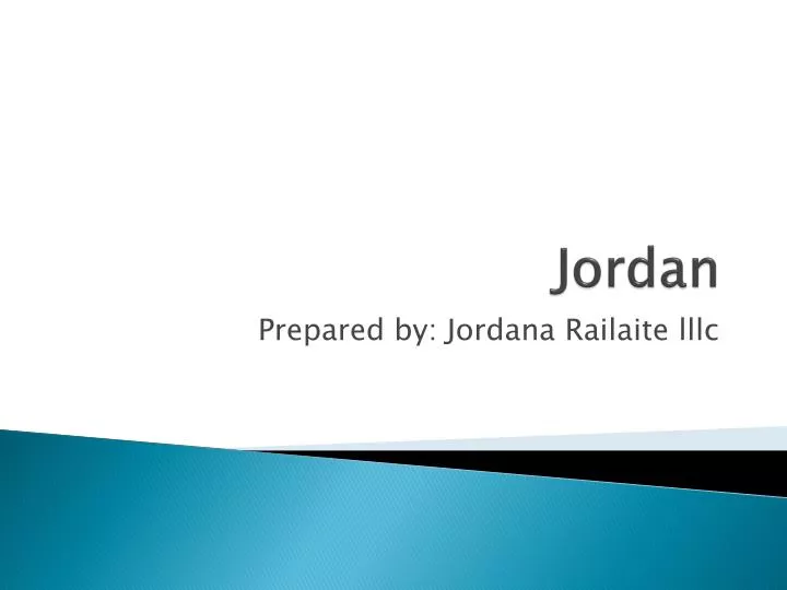 PPT - Jordan PowerPoint Presentation, free download - ID:2836227