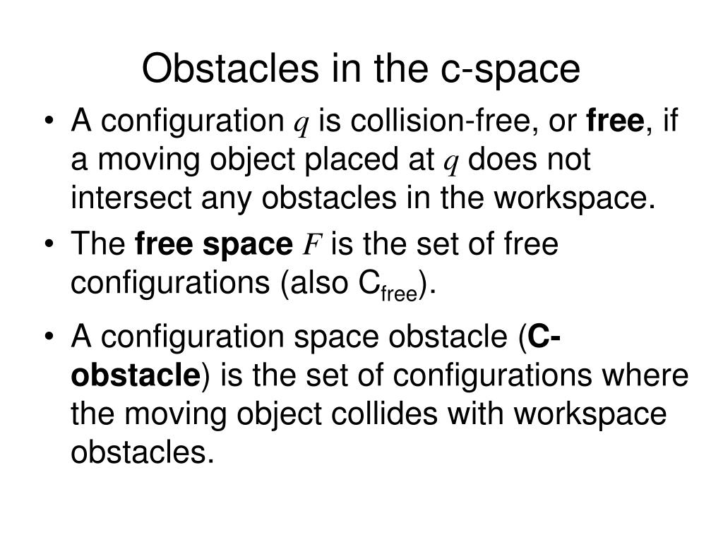 Ppt Configuration Space Powerpoint Presentation Free Download Id