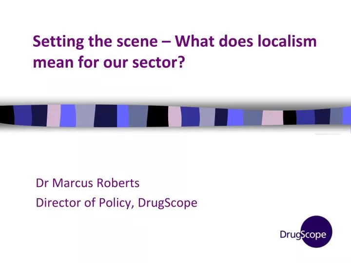 PPT - Setting the scene – What does localism mean for our sector ...