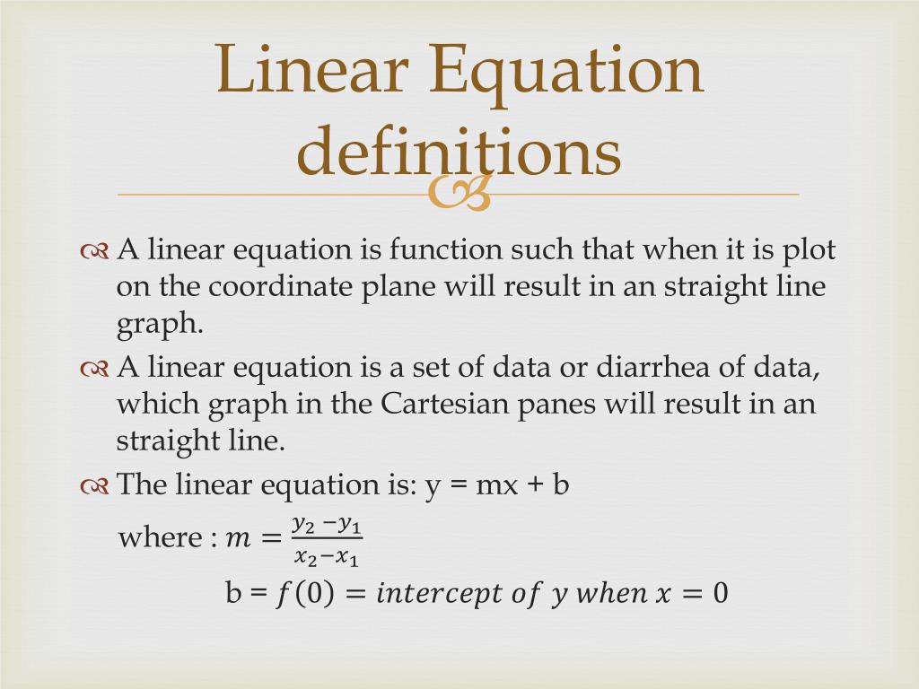 Ppt Multimedia Instructional Project Linear Equation Powerpoint