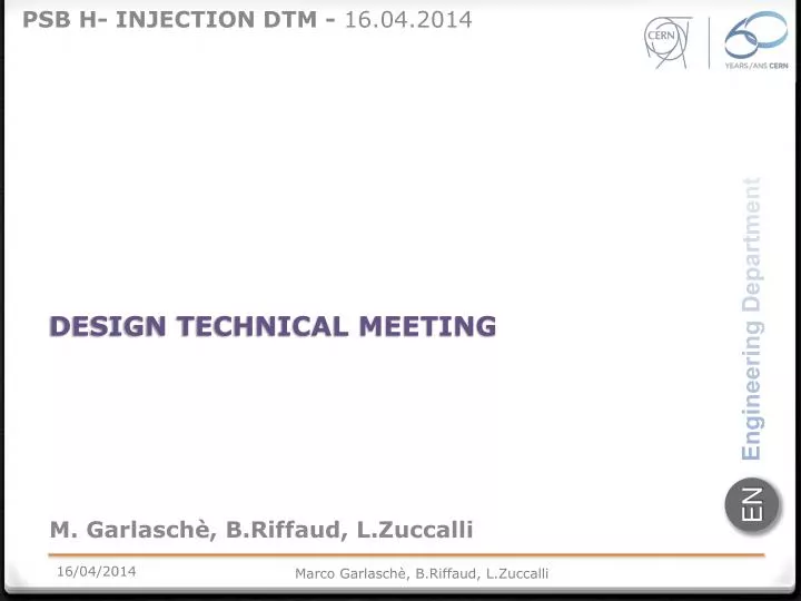 PPT - DESIGN TECHNICAL MEETING PowerPoint Presentation, free download ...