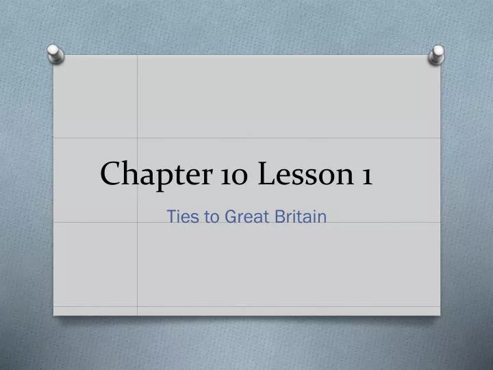 PPT - Chapter 10 Lesson 1 PowerPoint Presentation, free download - ID ...