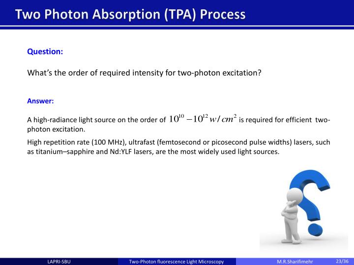 PPT - Two-Photon fluorescence Light Microscopy PowerPoint Presentation ...
