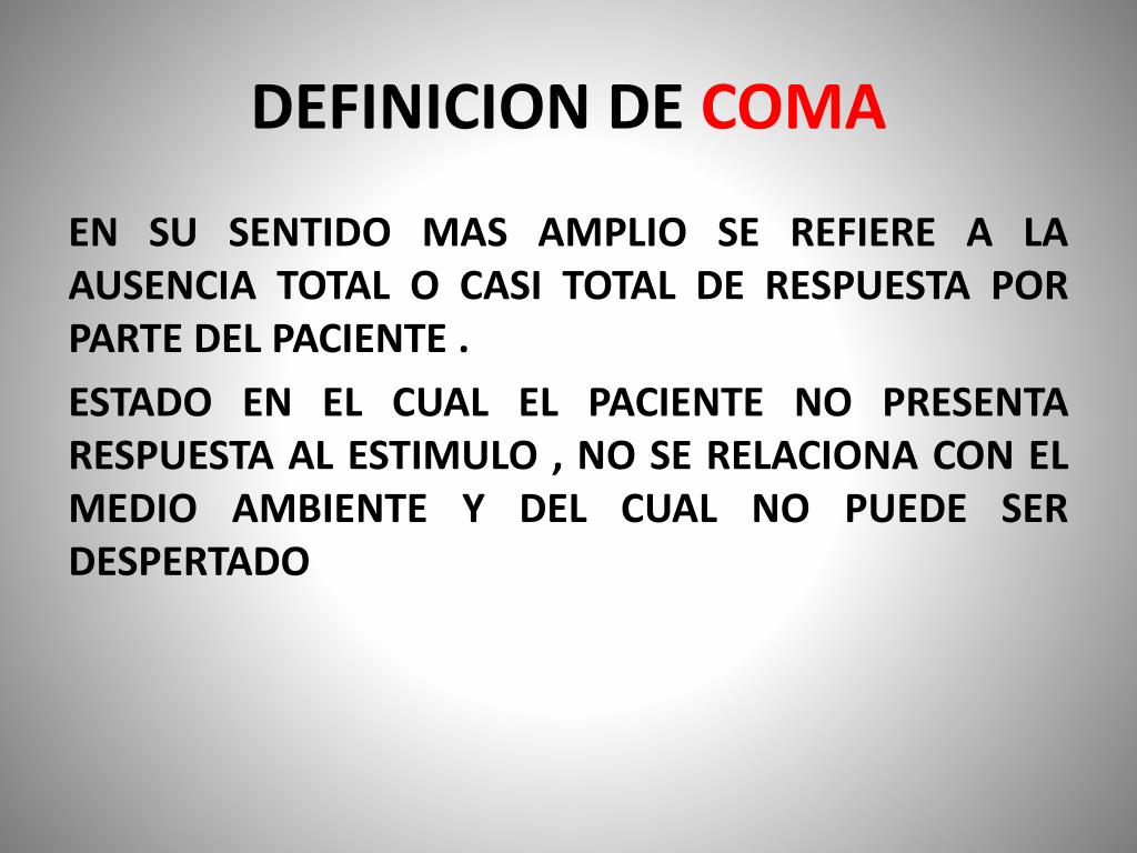 PPT - Fisiopatologia en los trastornos de la conciencia PowerPoint ...