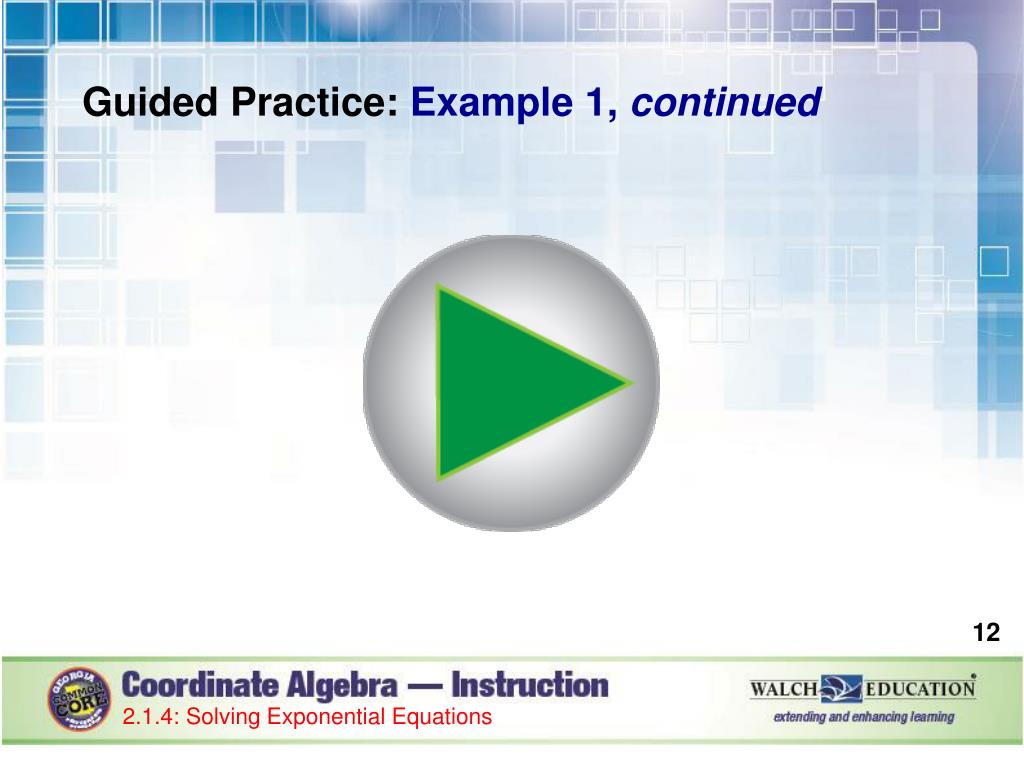 PPT - Mastering Exponential Equations: Key Concepts & Guided Practice ...