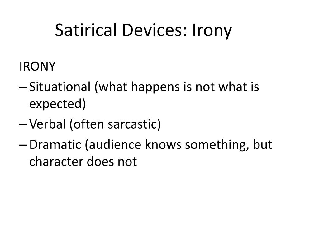 PPT - Satire: PowerPoint Presentation, free download - ID:2838115