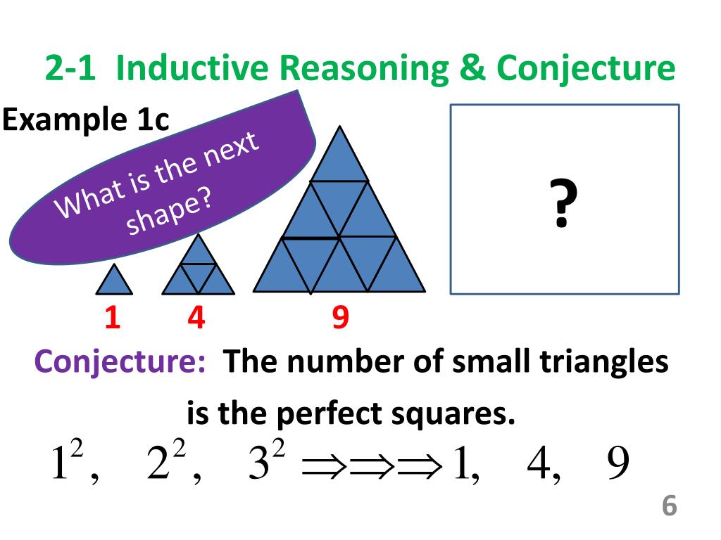PPT - 2-1 Inductive Reasoning & Conjecture PowerPoint Presentation - ID ... PPT - 2-1 Inductive Reasoning & Conjecture PowerPoint Presentation - ID ...