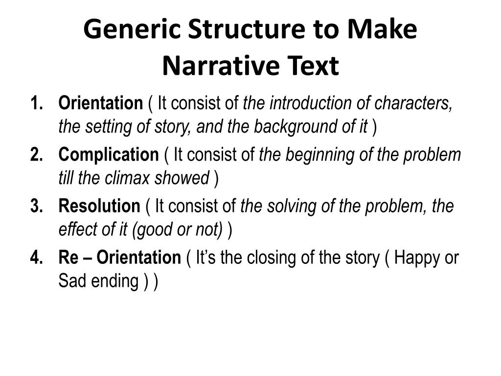 PPT Narrative Text PowerPoint Presentation Free Download ID 2838711