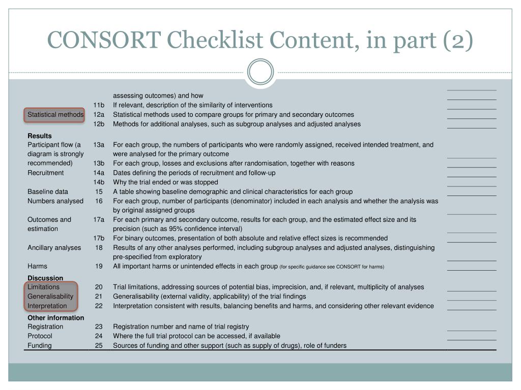 PPT - CONSORT: Consolidated Standards of Reporting Trials PowerPoint ... PPT - CONSORT: Consolidated Standards of Reporting Trials PowerPoint ...