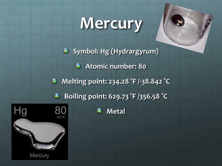 PPT - Mercury (Hg) PowerPoint Presentation - ID:2839106