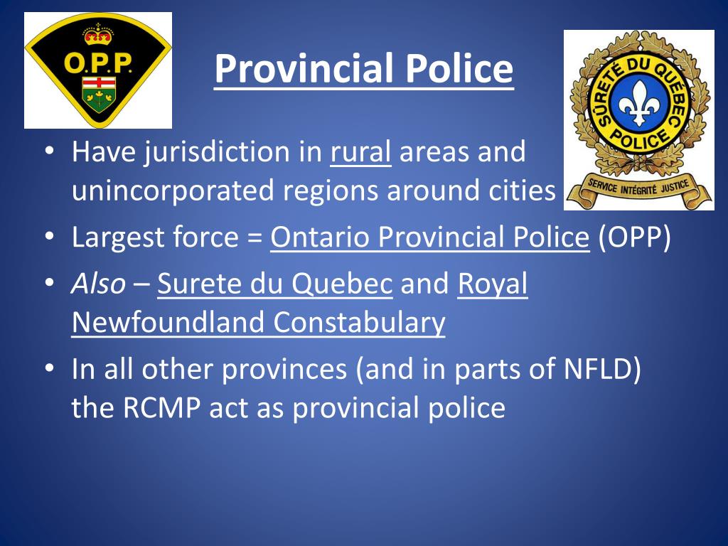 PPT - Levels of Police in Canada PowerPoint Presentation, free download ...