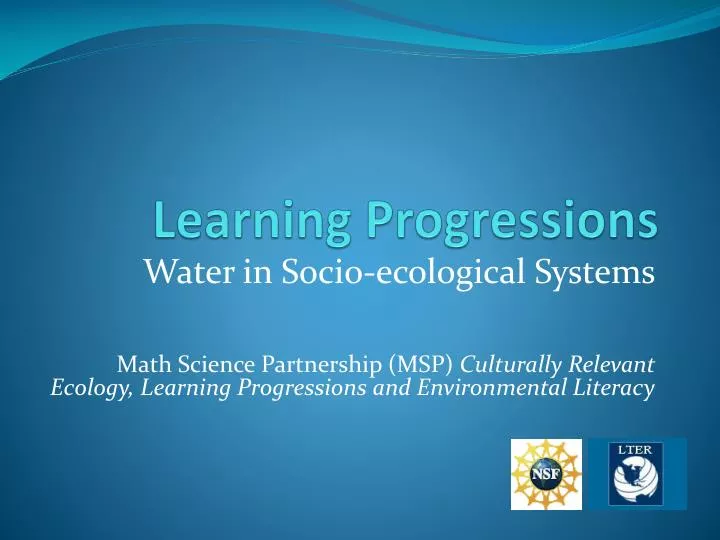 PPT - Learning Progressions PowerPoint Presentation, free download - ID ...