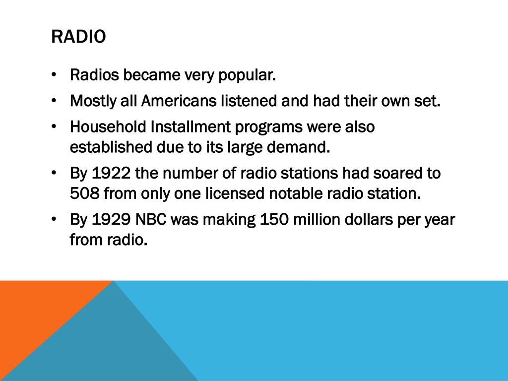 PPT - American culture in the 1920’s PowerPoint Presentation, free ...
