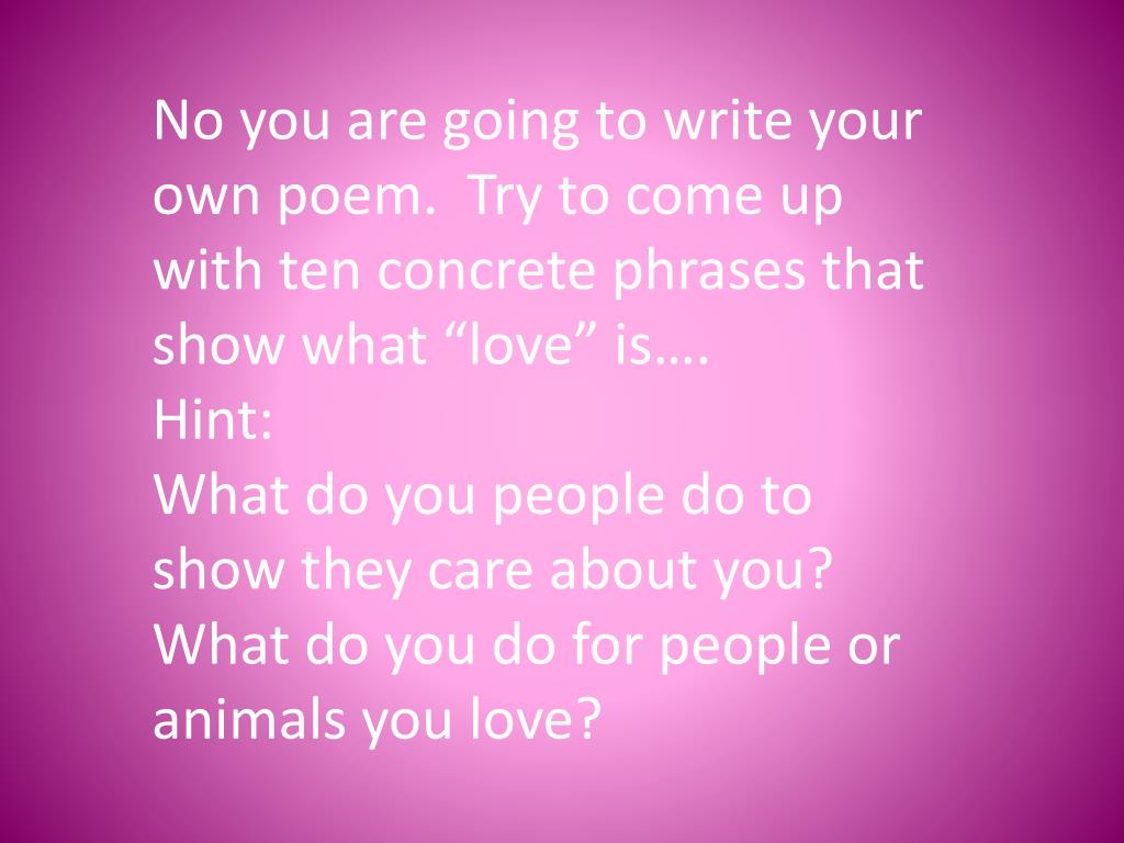 PPT - Abstract Noun Valentine’s Poems PowerPoint Presentation, free ...