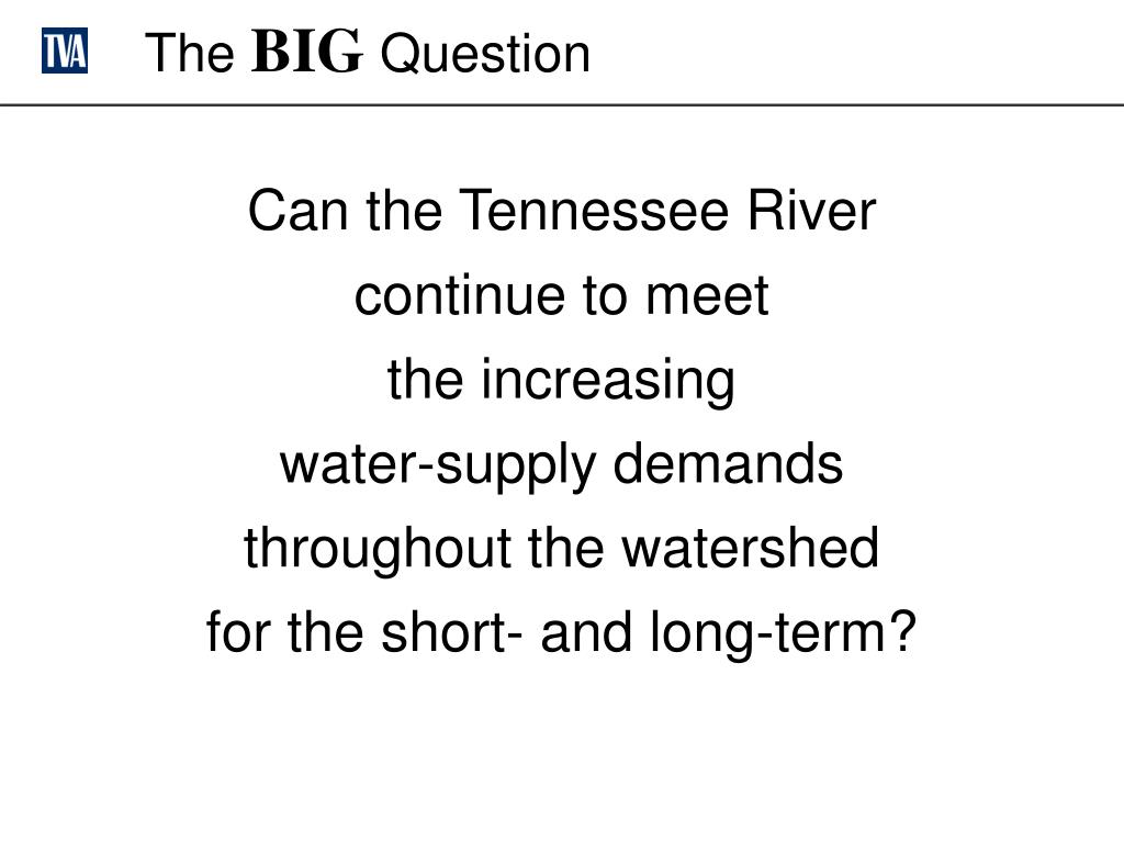 PPT - Water Use in the Tennessee Valley PowerPoint Presentation, free ...