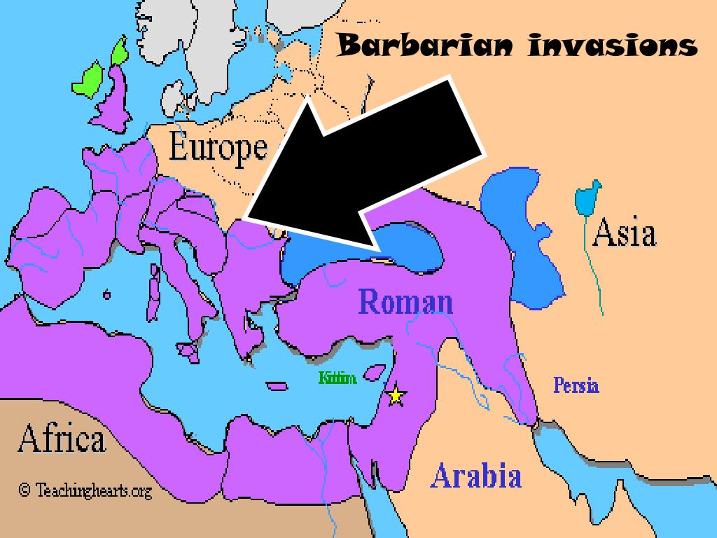 PPT - The rise of a barbarian Christianity in Europe PowerPoint ...