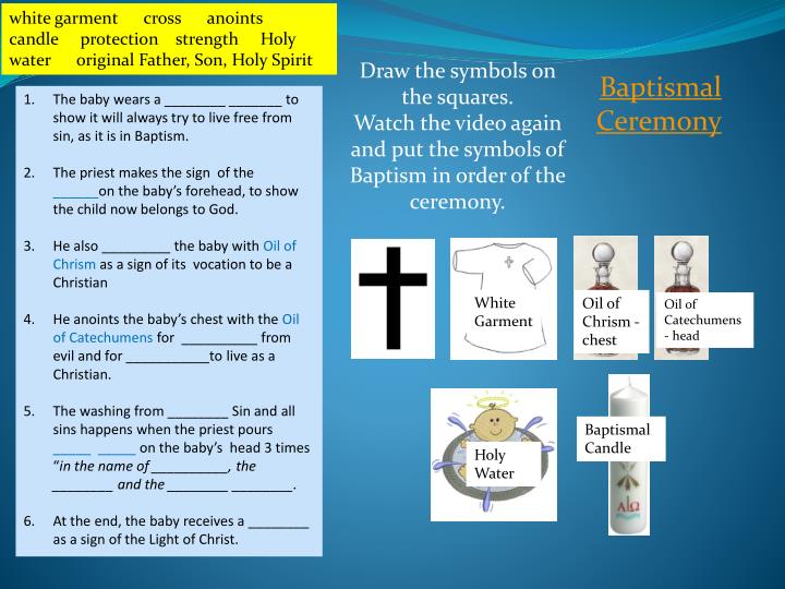PPT - The Ceremony of Baptism PowerPoint Presentation - ID:2840378