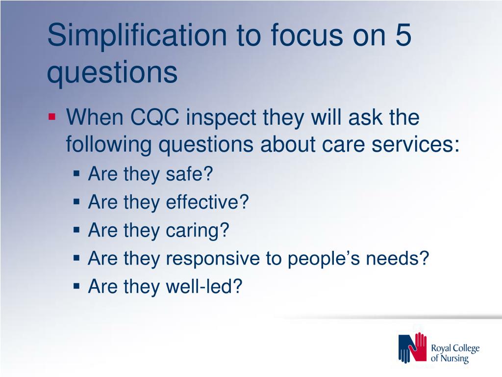 PPT - A New Start: CQC Consultation Key Points and Emerging Issues ...