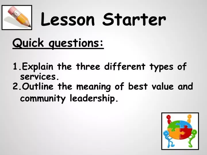 PPT - Lesson Starter PowerPoint Presentation, free download - ID:2840723