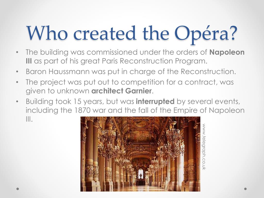 PPT - Opéra de Paris Garnier PowerPoint Presentation, free download ...