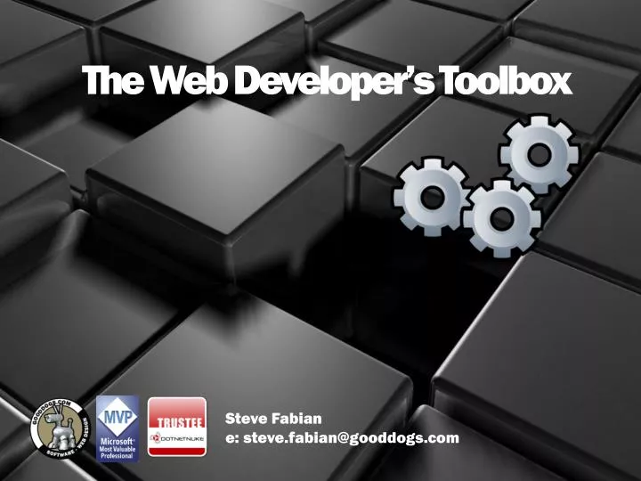 PPT - The Web Developer’s Toolbox PowerPoint Presentation, free ...