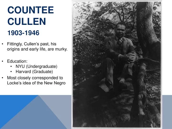 PPT - Countee CULLEN PowerPoint Presentation, free download - ID:2843044