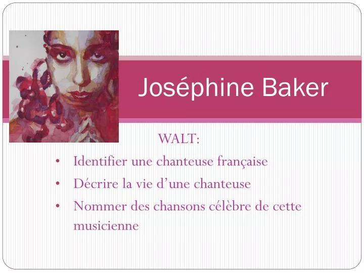 PPT - Joséphine Baker PowerPoint Presentation, free download - ID:2843322