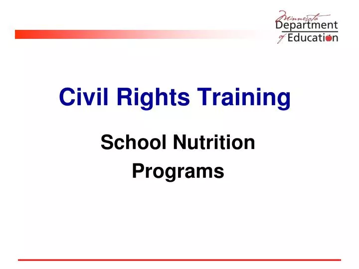 PPT - Civil Rights Training PowerPoint Presentation, free download - ID ...