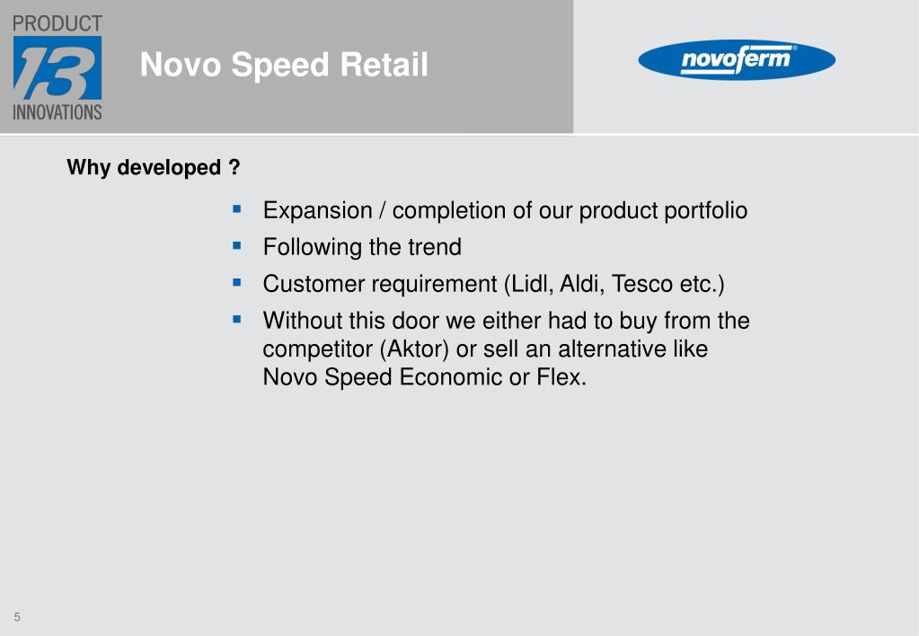 PPT - Product Innovation Event 2013 Novo Speed Retail PowerPoint ...