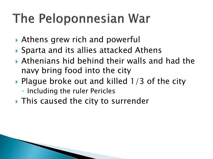 Causes Of The Peloponnesian War The Peloponnesian War By Donald Kagan