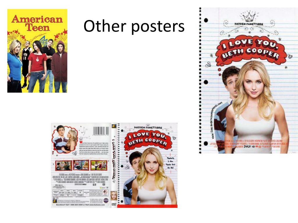 PPT - Examples of teen film posters and dvd covers PowerPoint ...