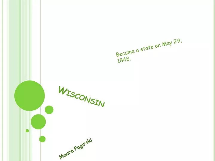 PPT - Wisconsin PowerPoint Presentation, free download - ID:2844938