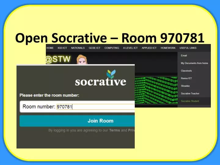 PPT - Open Socrative – Room 970781 PowerPoint Presentation, free ...