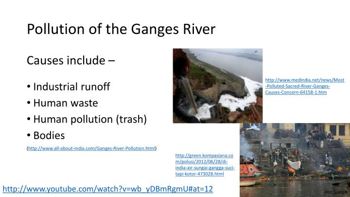 Causes Of Ganga River Pollution