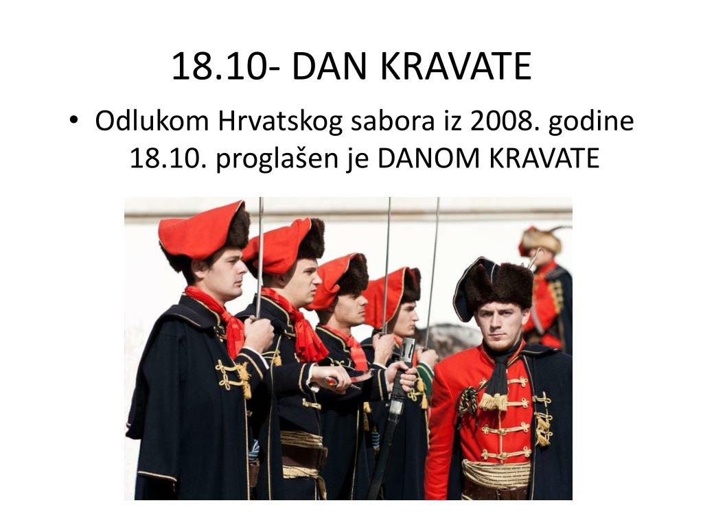 PPT - KRAVATA- NAJLJEPŠA PRIČA O HRVATSKOJ PowerPoint Presentation ...