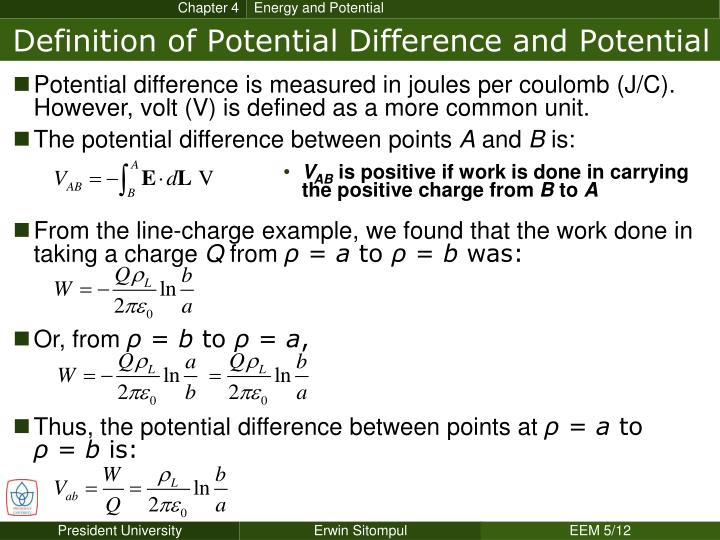 PPT - Energy Expended in Moving a Point Charge in an Electric Field ...