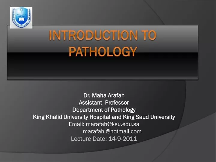 PPT - INTRODUCTION TO PATHOLOGY PowerPoint Presentation, free download ...