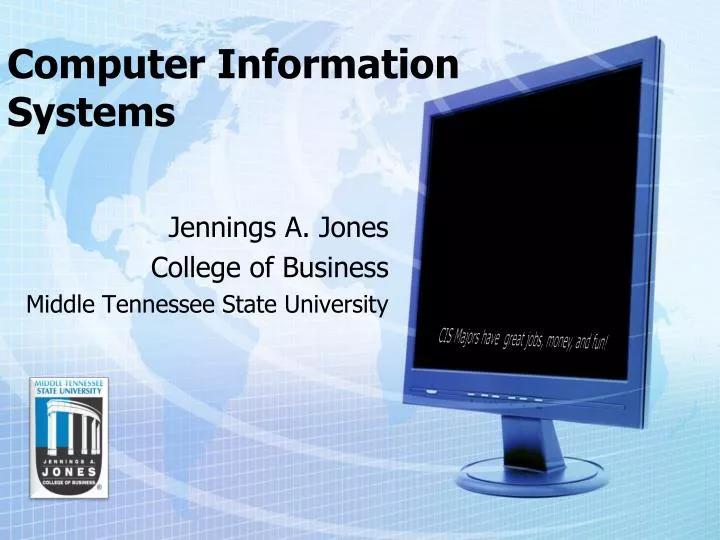PPT - Computer Information Systems PowerPoint Presentation, free ...