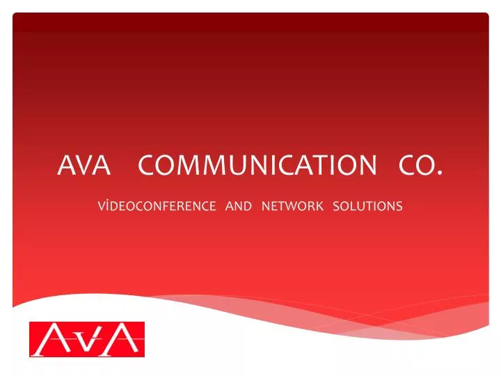 PPT - AVA COMMUNICATION CO. PowerPoint Presentation, free download - ID ...