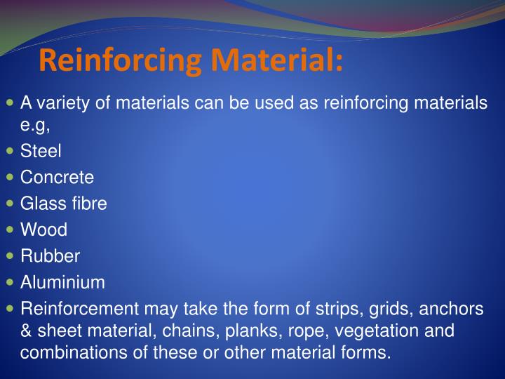 PPT - Presentation on Reinforced earth & Reinforced earth structures ...