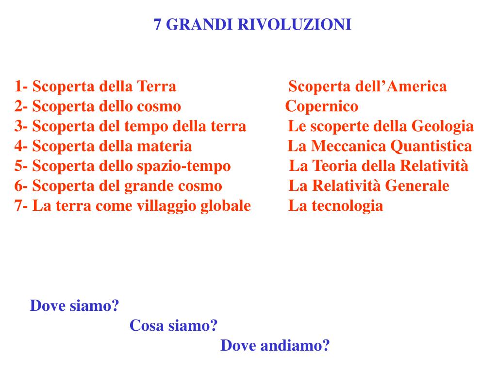 PPT - A PROPOSITO DI SCIENZA Prof. Mario Calvetti Dip.di Fisica ...