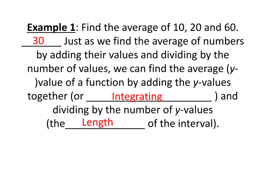 PPT - Average Value of a Function with Examples PowerPoint Presentation ... PPT - Average Value of a Function with Examples PowerPoint Presentation ...
