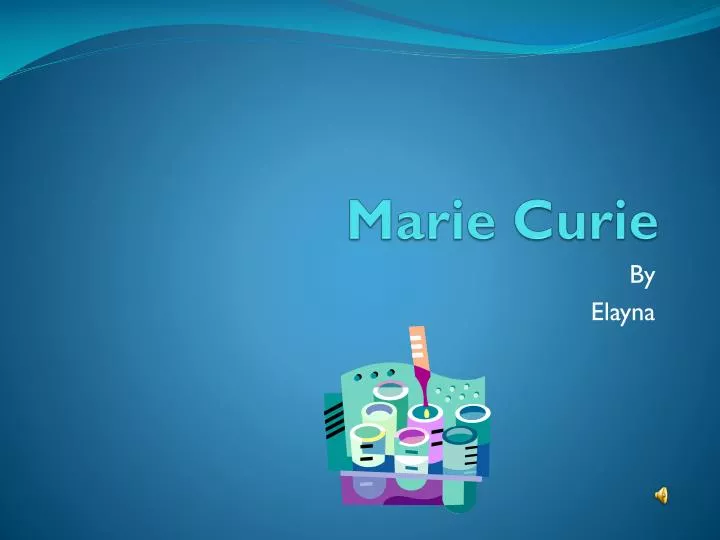 PPT - Marie Curie PowerPoint Presentation, free download - ID:2849757