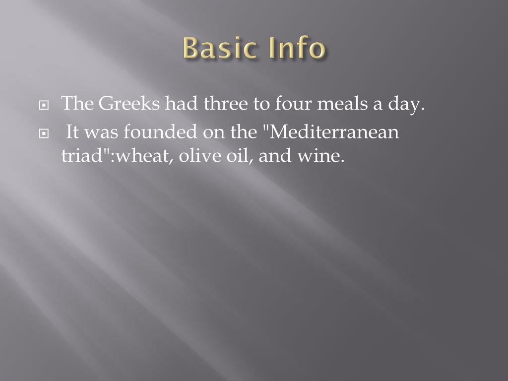 PPT - Ancient Greek Cuisine PowerPoint Presentation, free download - ID ...