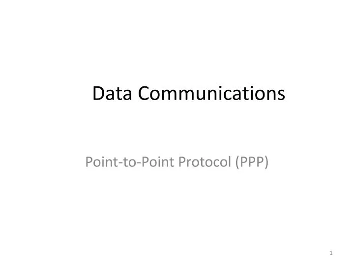 Ppt Data Communications Powerpoint Presentation Free Download Id