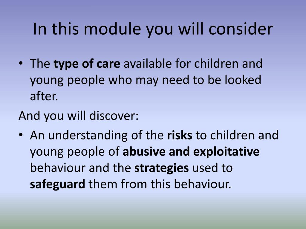 PPT - Unit 10 Caring for Children and Young People PowerPoint ...