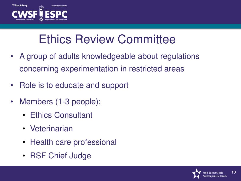 PPT - National Ethics & Safety Committee Comité national d’éthique et ...