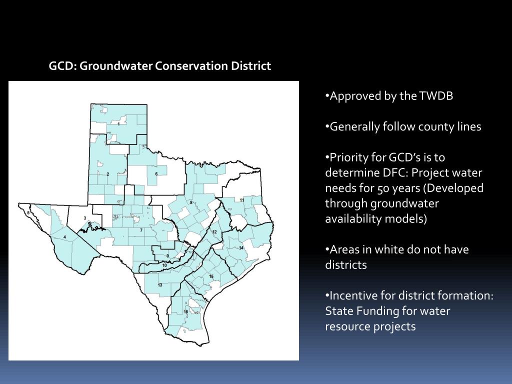 PPT - Visualization of Texas Groundwater Water Policy for the Layperson ...
