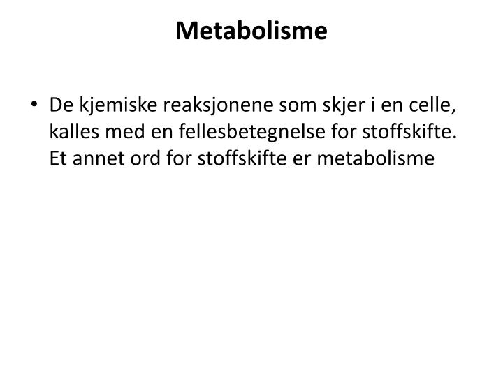 PPT - CELLER OG VEV: PowerPoint Presentation - ID:2852443